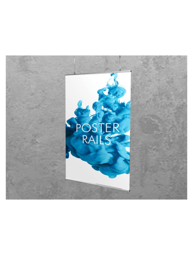 Poster Rails | Poster Hangers | Retail Poster Display Rails